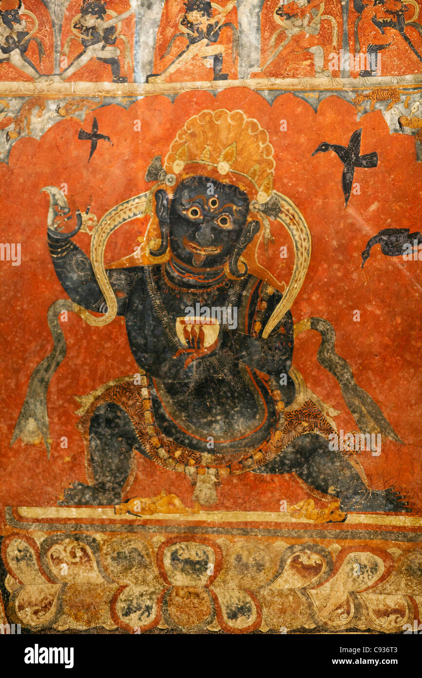 India, Ladakh, Alchi. Alchi Tsatsapuri is a little temple complex ...