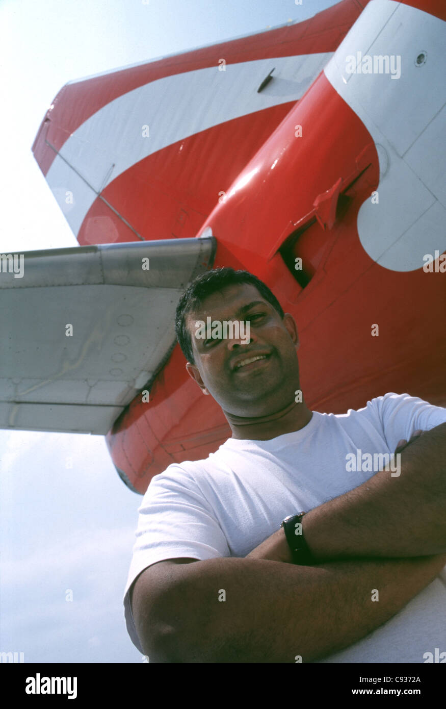 Tony Fernandez Airasia Plane Kuala Lumpur Airport Stock Photo - Alamy