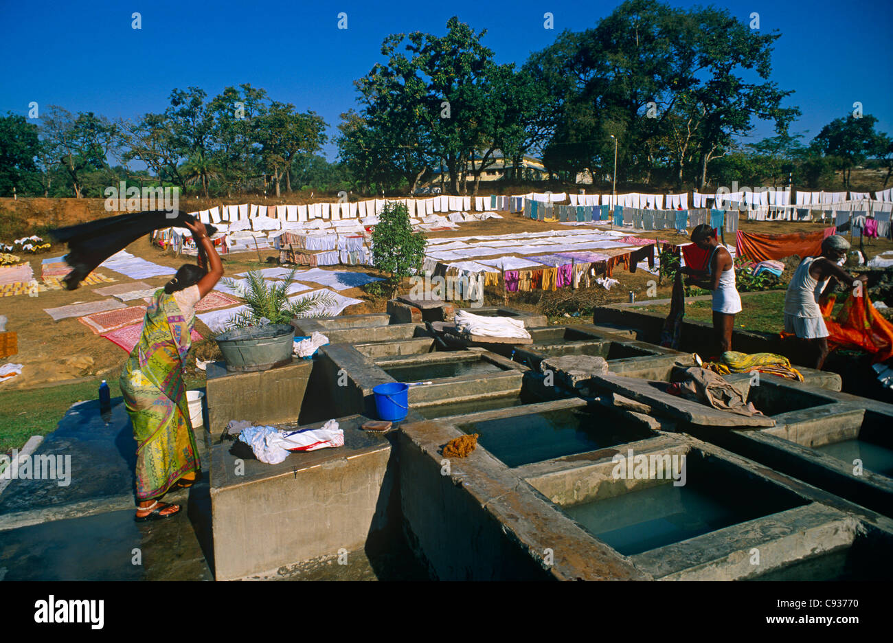 Laundrywomen hi-res stock photography and images - Alamy