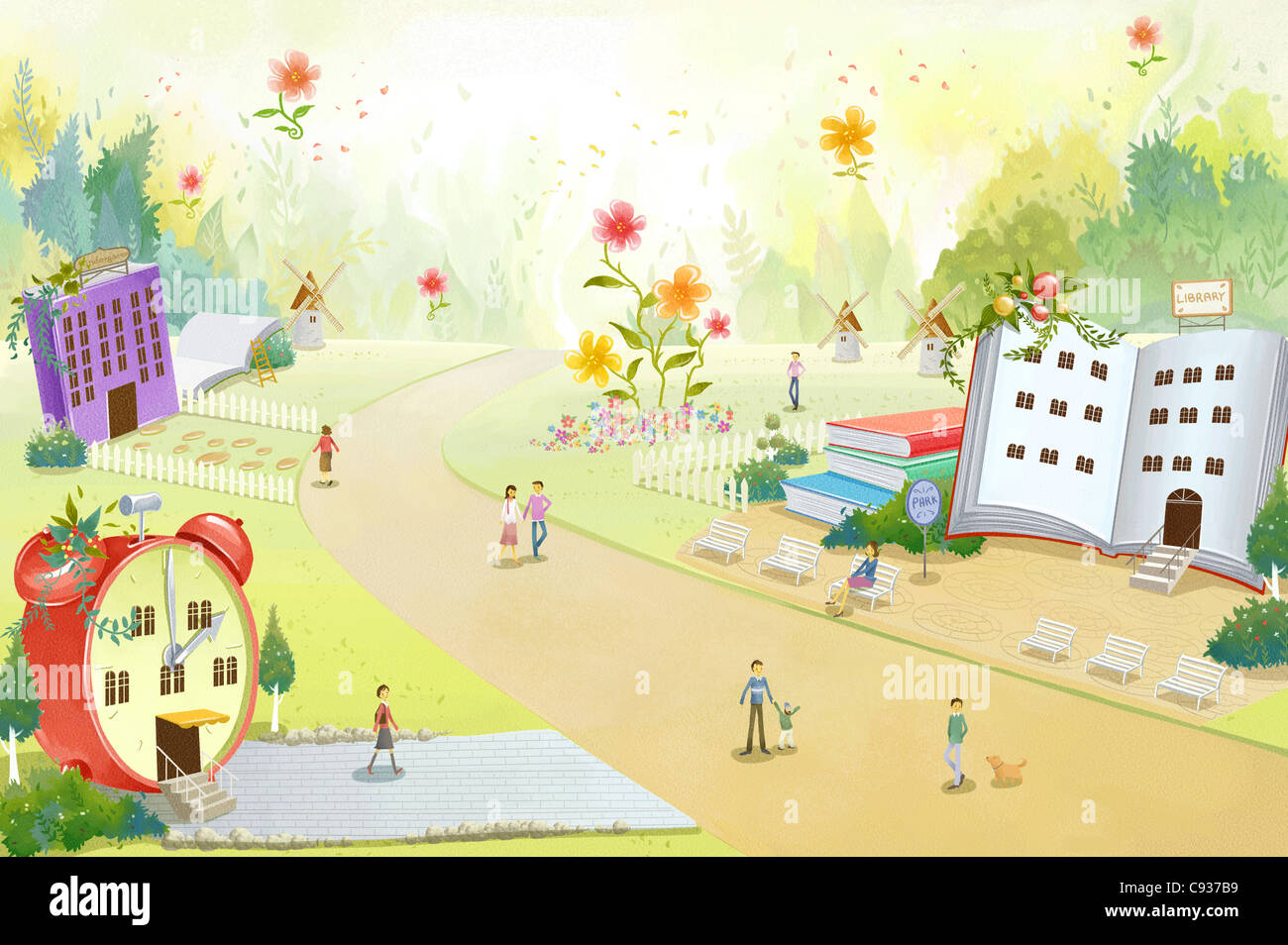 Book shaped building hi-res stock photography and images - Alamy