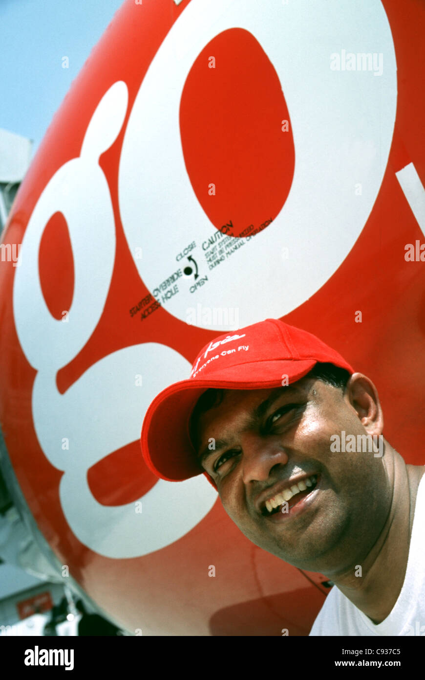 Tony Fernandez Airasia Plane Kuala Lumpur Airport Stock Photo - Alamy