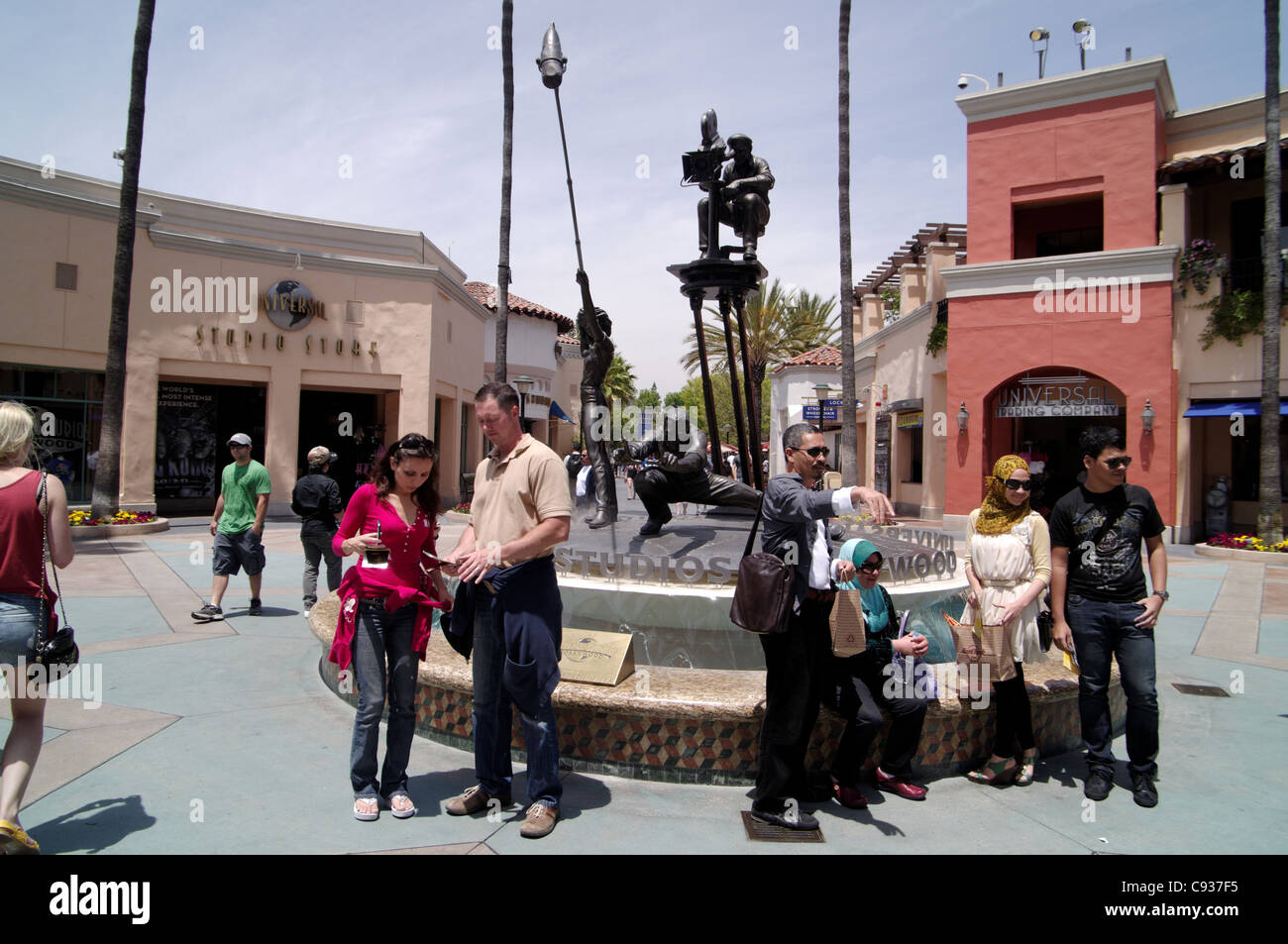The entrance to Universal Studios, LA, Hollywood Stock Photo - Alamy