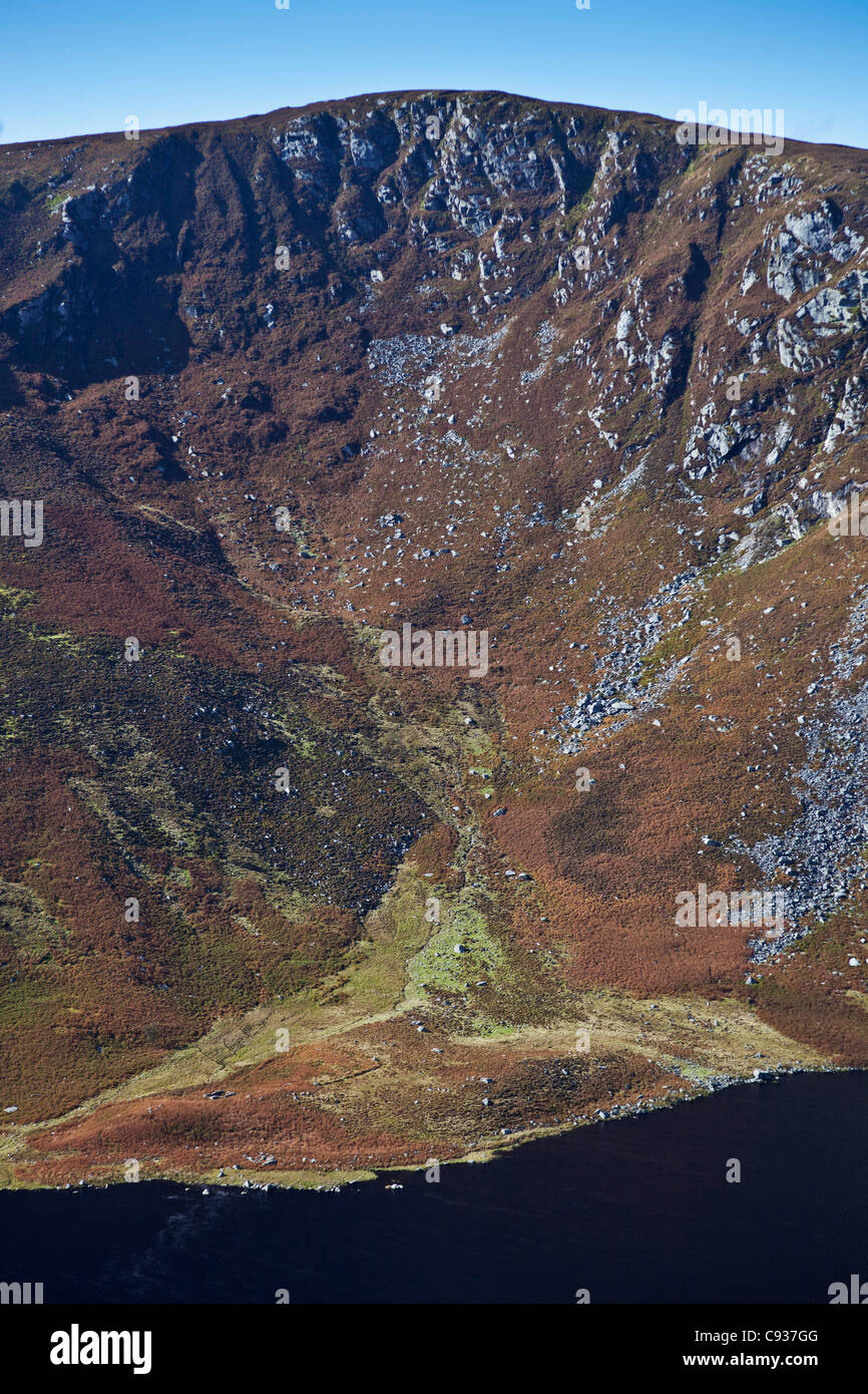 Ireland, Co. Wicklow, Luggala, Lough Tay, view looking towards, Luggala ...