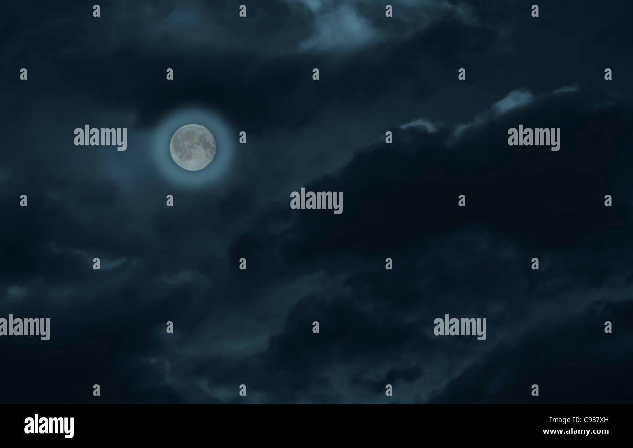 Moonlight sky hi-res stock photography and images - Alamy