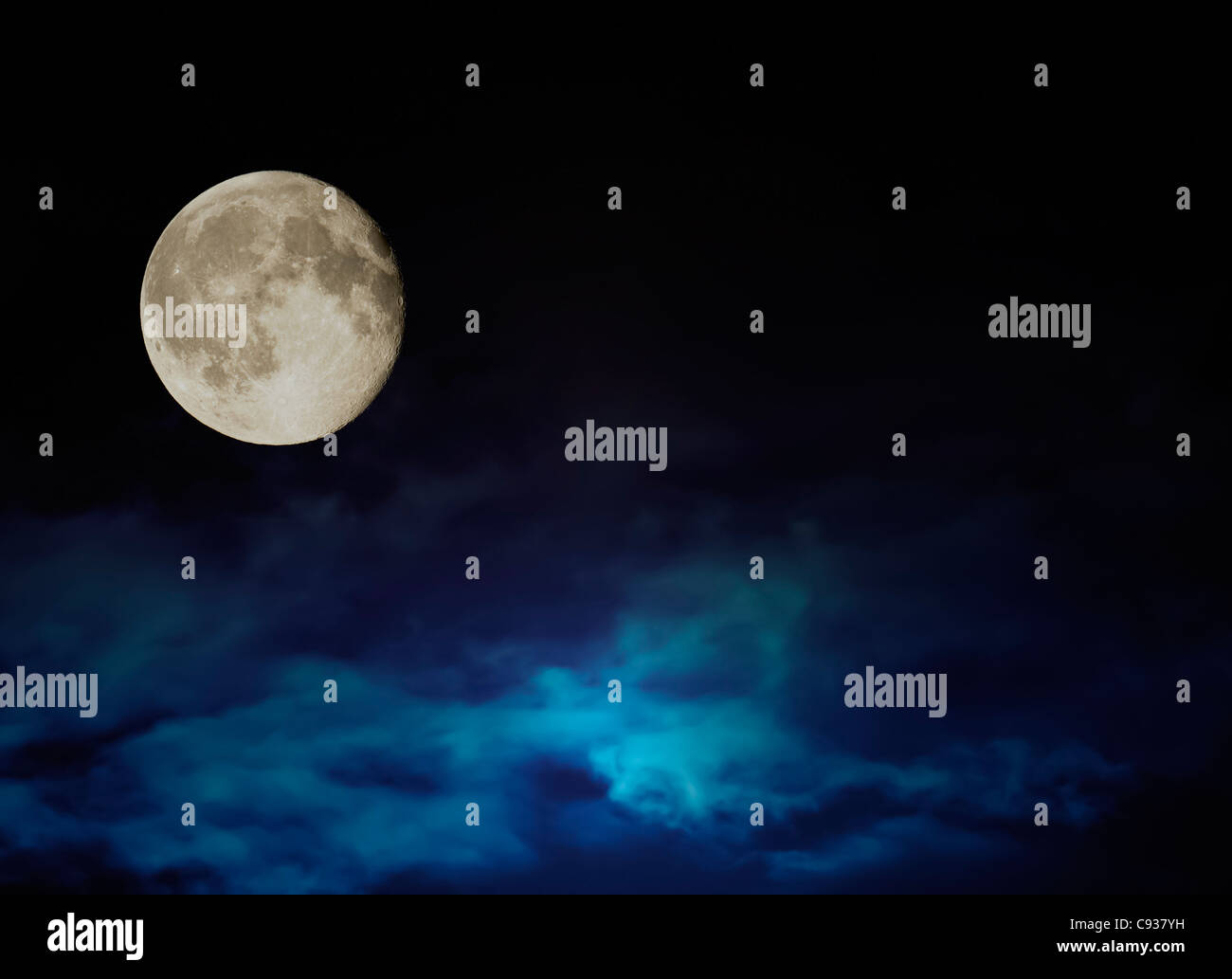 Moonlight sky hi-res stock photography and images - Alamy