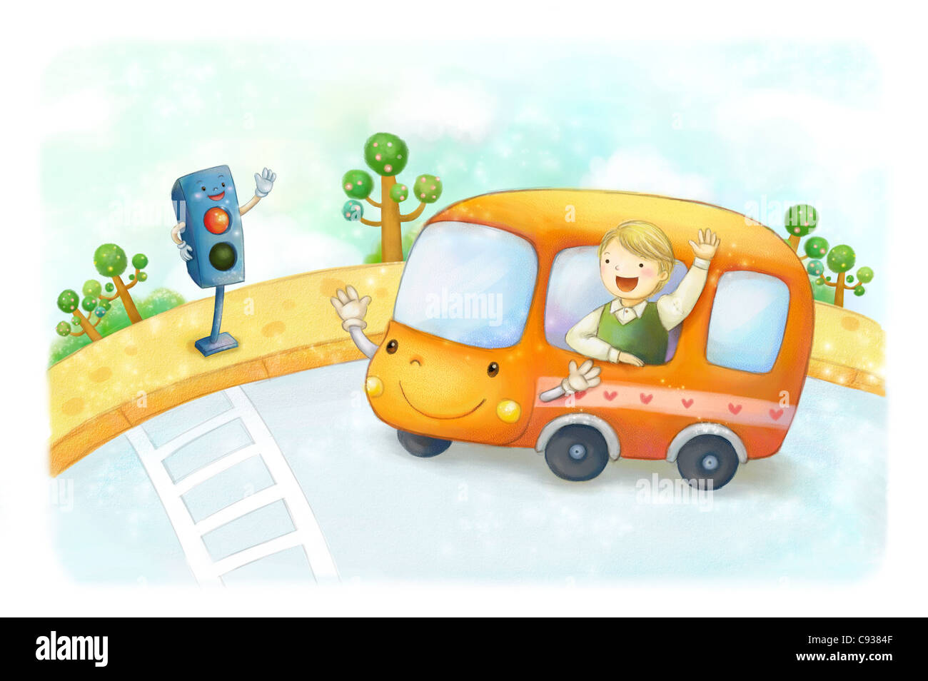 Zebra traffic signs Cut Out Stock Images & Pictures - Alamy