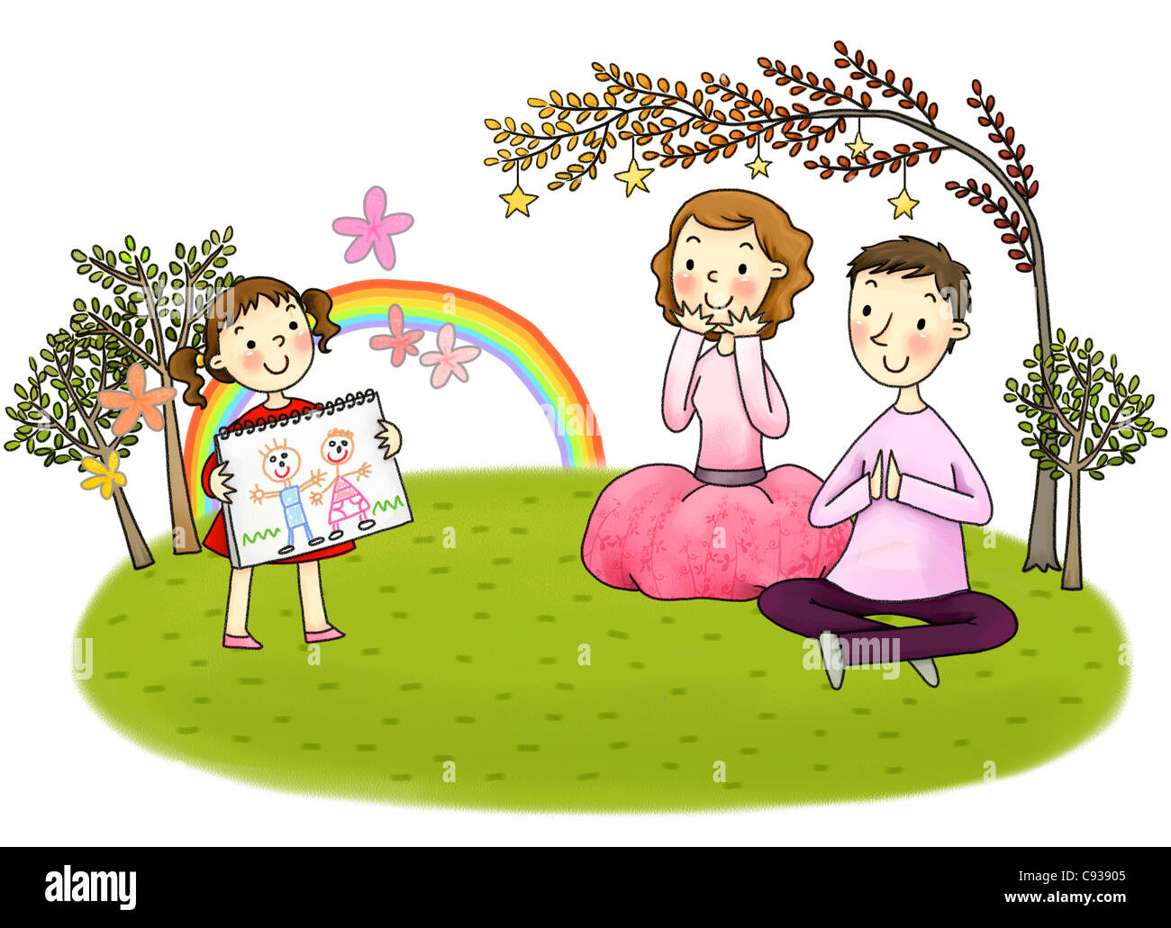 Showing Respect To Parents Clipart