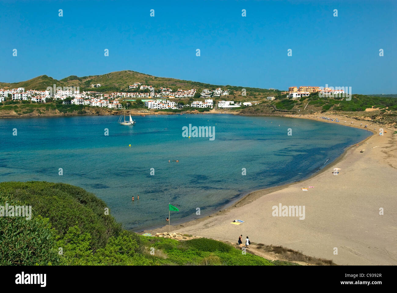 Minorca fornells beach hi-res stock photography and images - Alamy