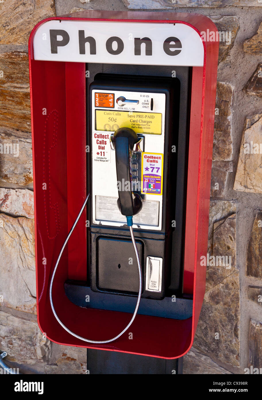 Outdoor telephone box hi-res stock photography and images - Alamy