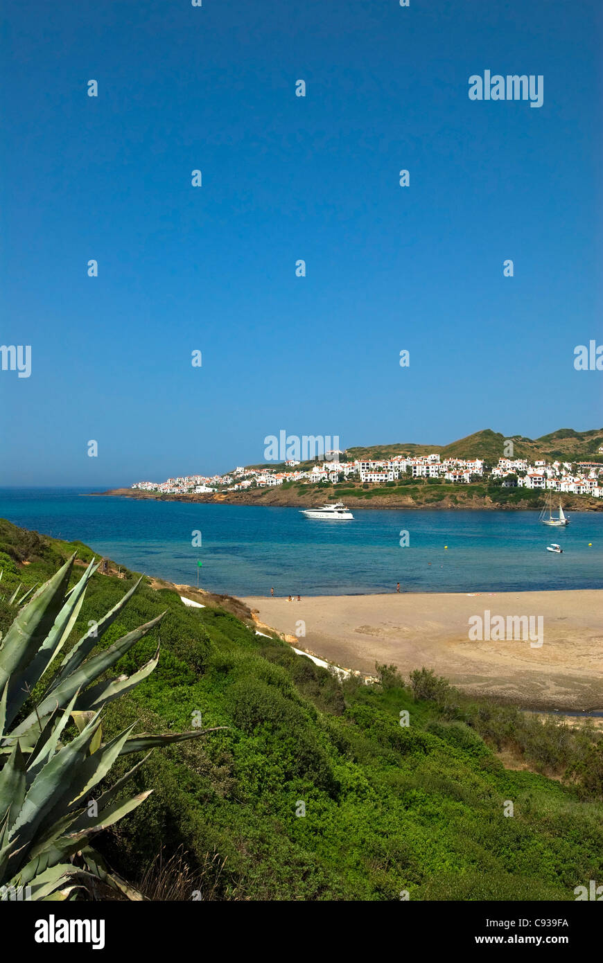 Minorca fornells beach hi-res stock photography and images - Alamy