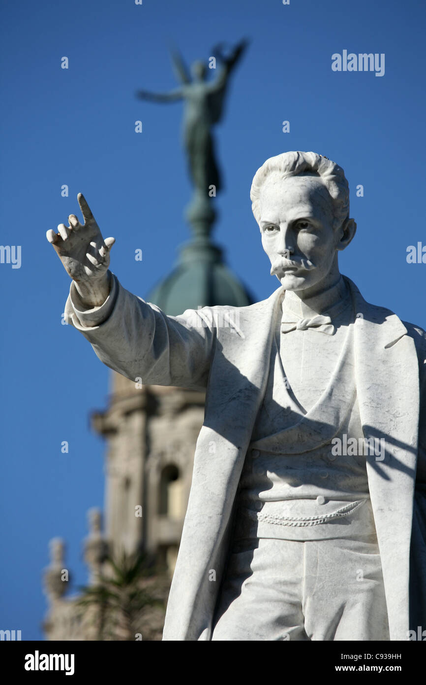 Monument to Cuban national hero Jose Marti at the Central Park in ...