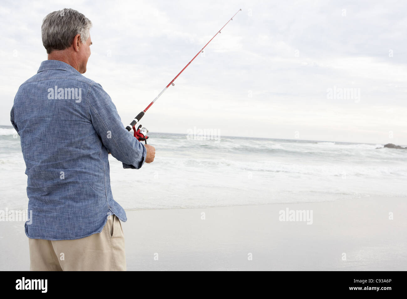 Fishing in sea hi-res stock photography and images - Alamy