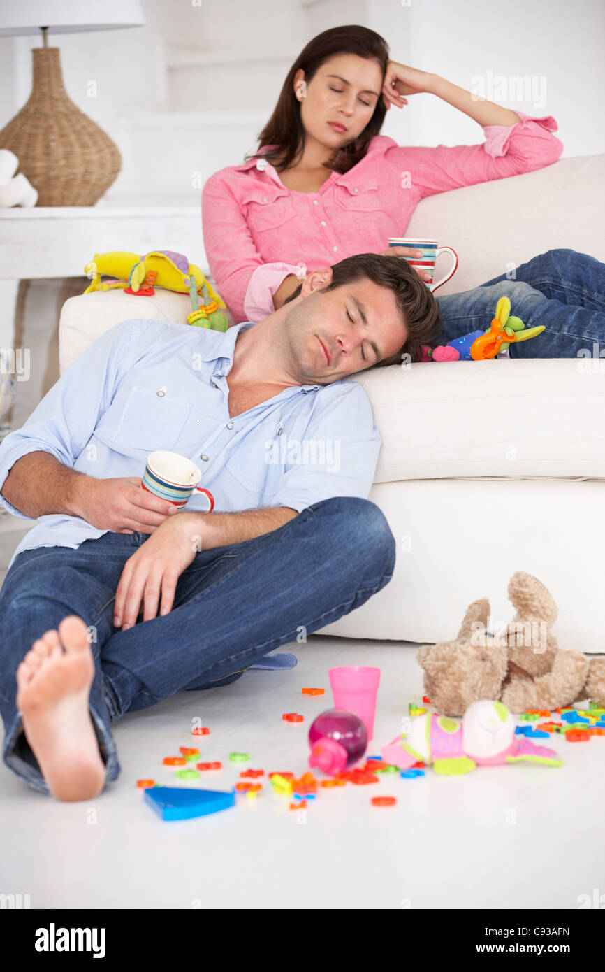 Exhausted parents hi-res stock photography and images - Alamy