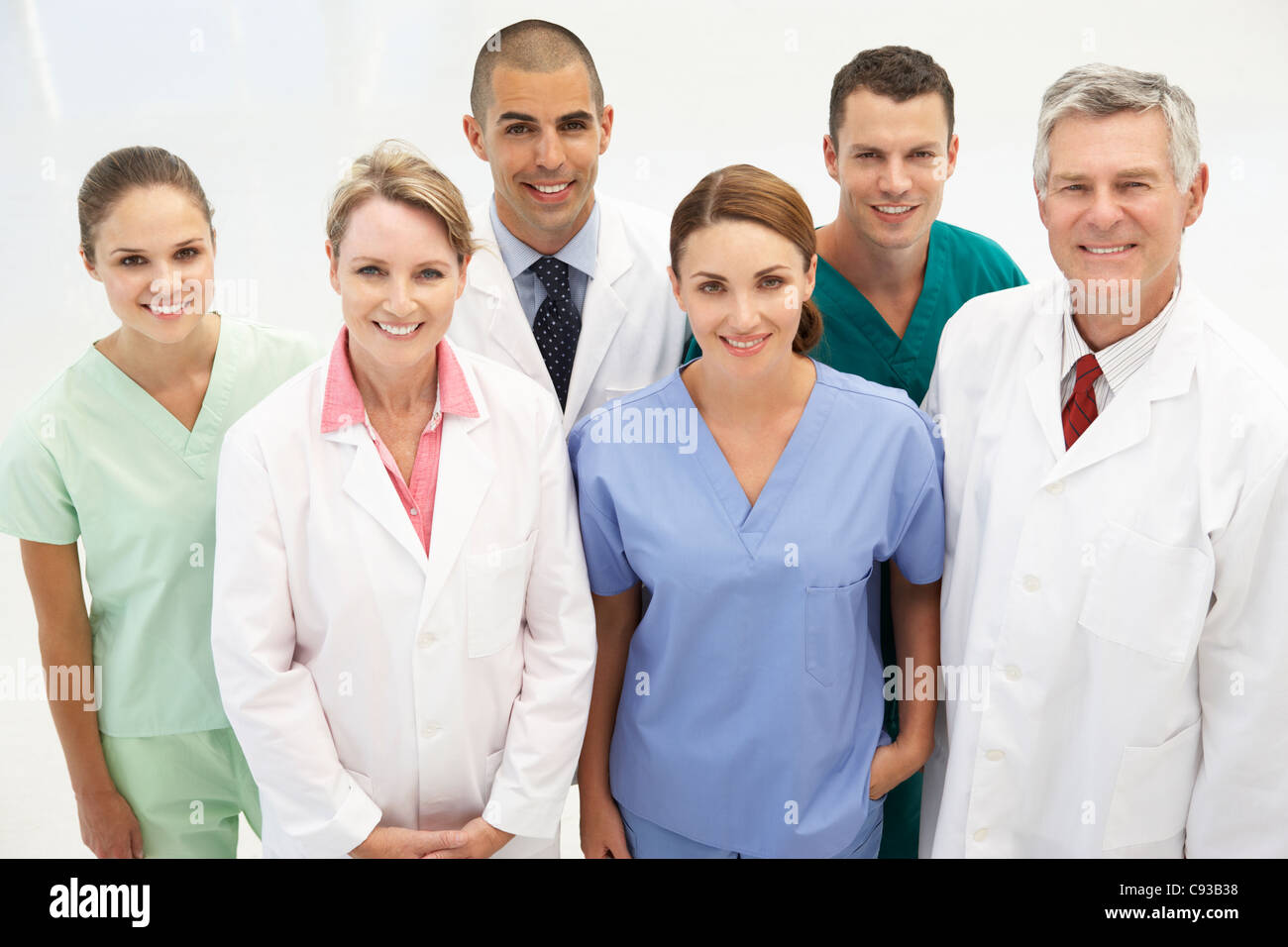 Mixed group of medical professionals Stock Photo - Alamy