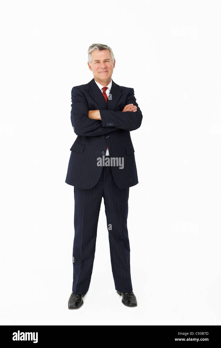 Senior portrait confident business Cut Out Stock Images & Pictures - Alamy