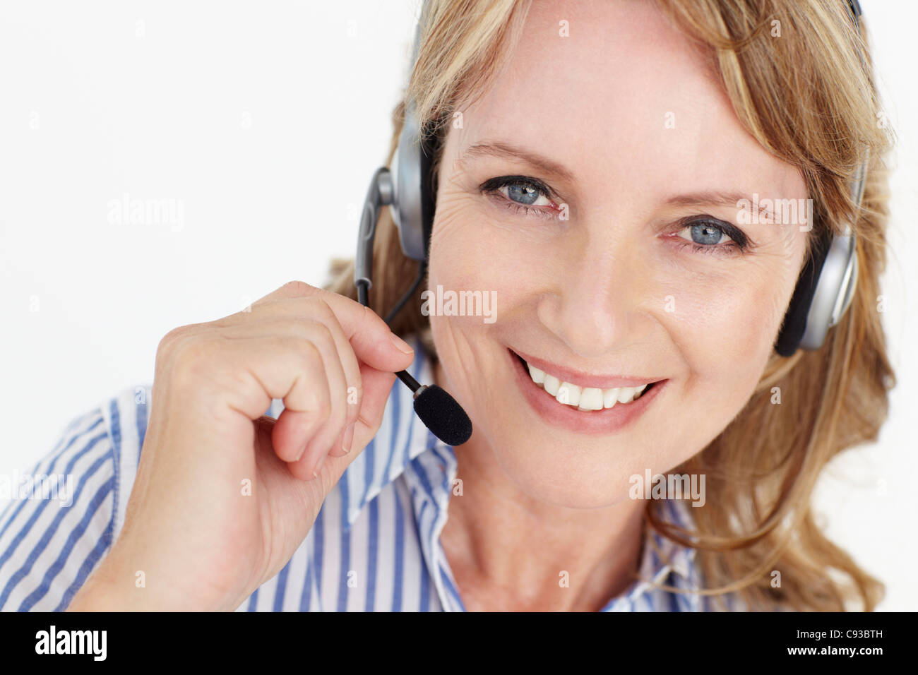Headset head hi-res stock photography and images - Alamy