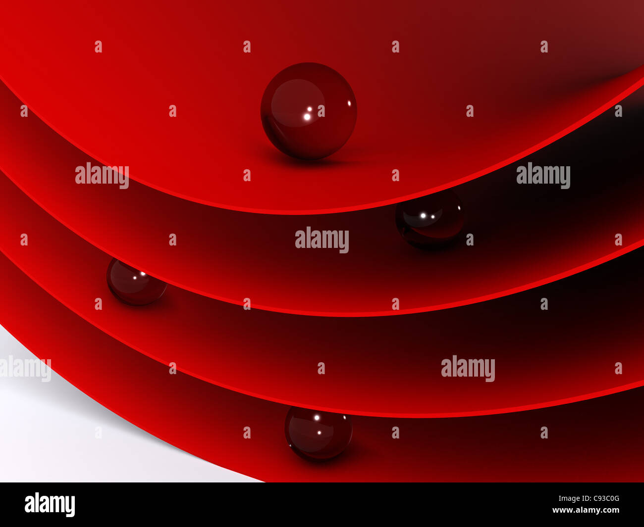 glass ball abstract background. 3d Stock Photo - Alamy