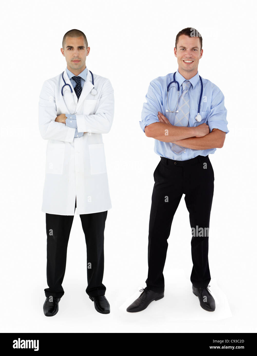 Vertical portrait caucasian male Cut Out Stock Images & Pictures - Alamy