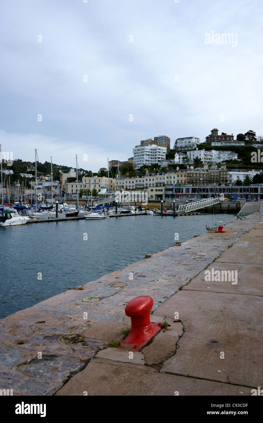 Torquay Outer Harbour in the English Riviera, Devon, England Stock ...