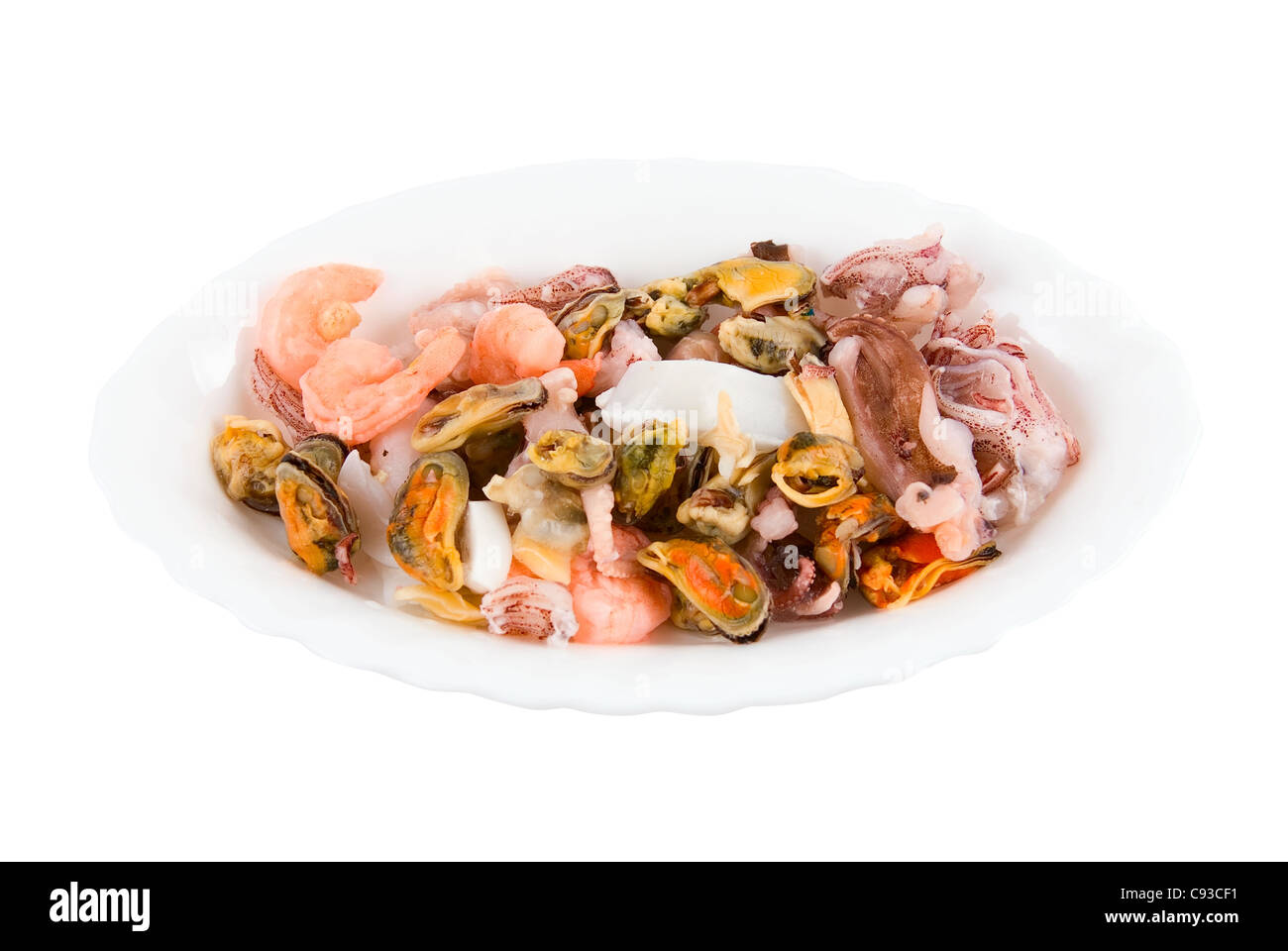 Restaurant seafood dish spain Cut Out Stock Images & Pictures - Alamy