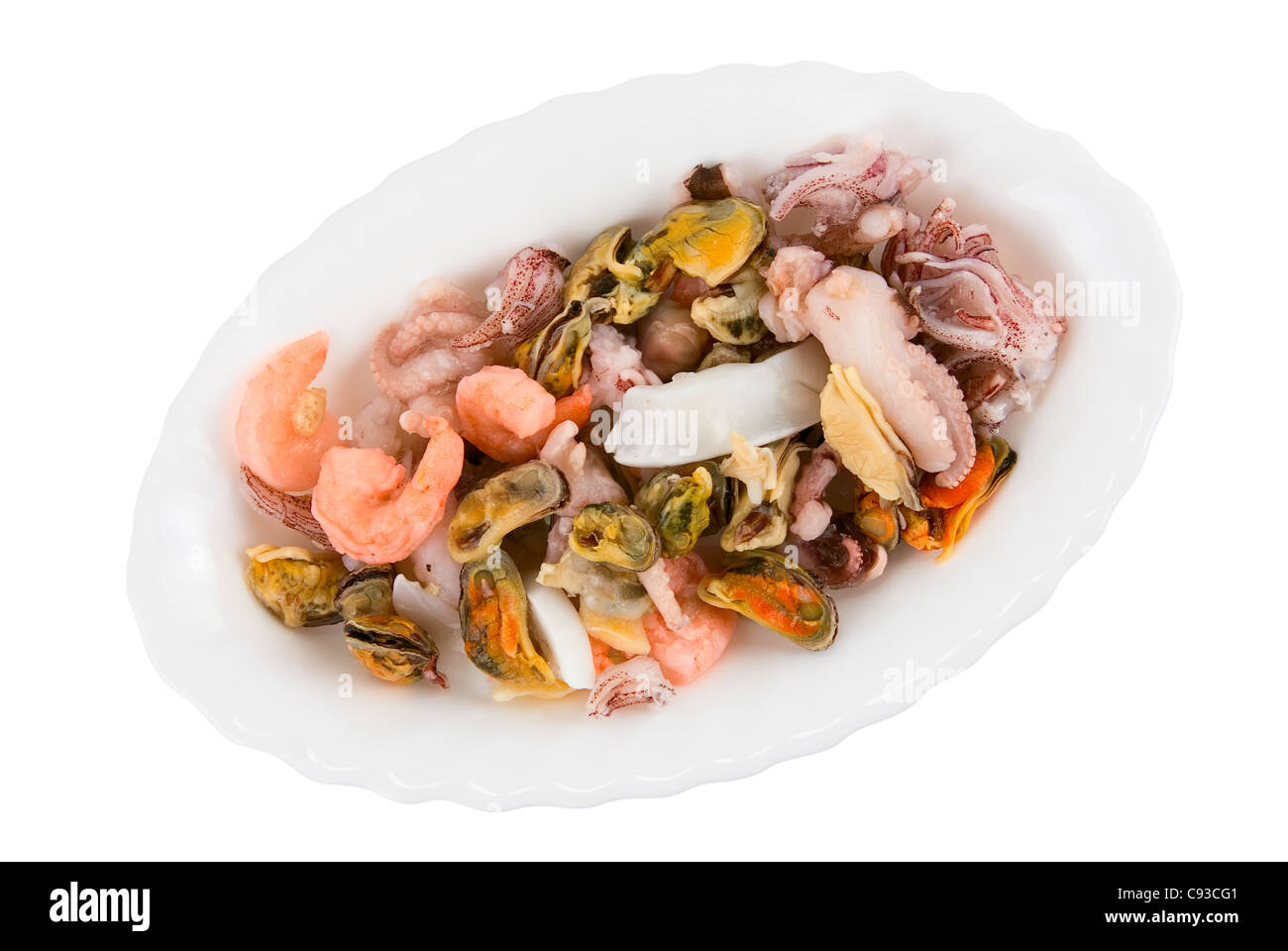 Restaurant seafood dish spain Cut Out Stock Images & Pictures - Alamy