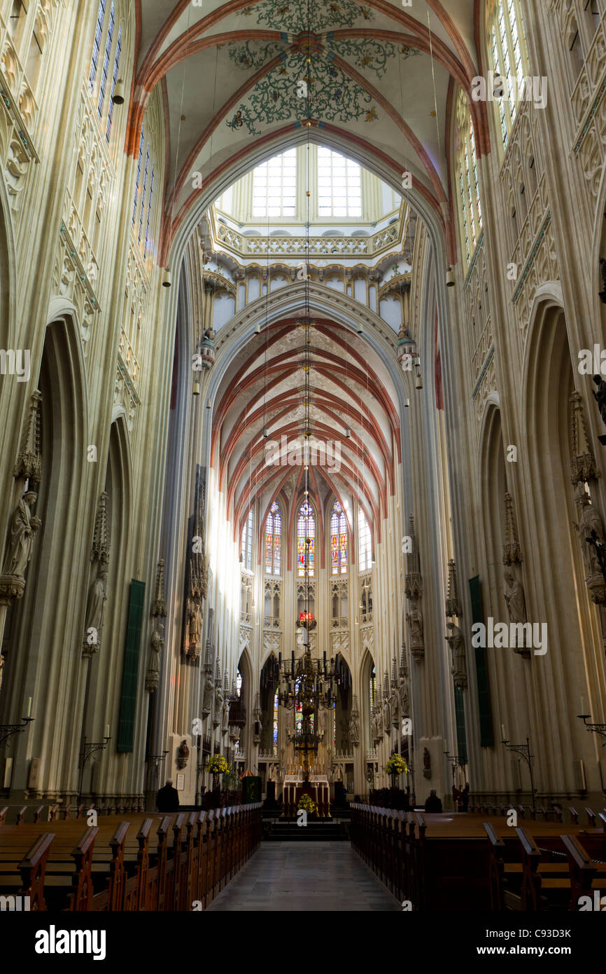 Interior of Sint Janskathedraal (Saint John's Cathedral in English) in ...