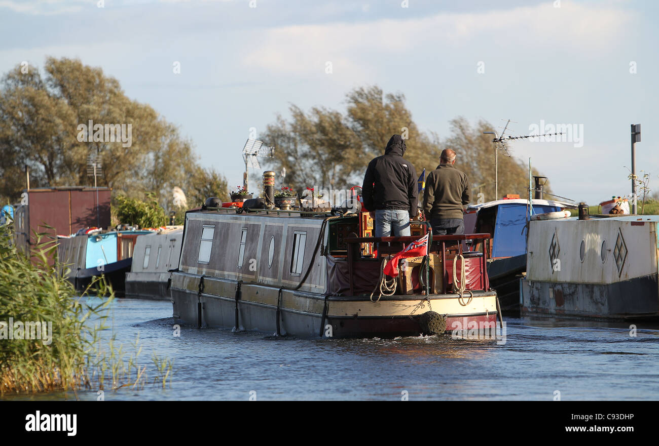 Views of The Fens from the river Great Ouse Stock Photo - Alamy