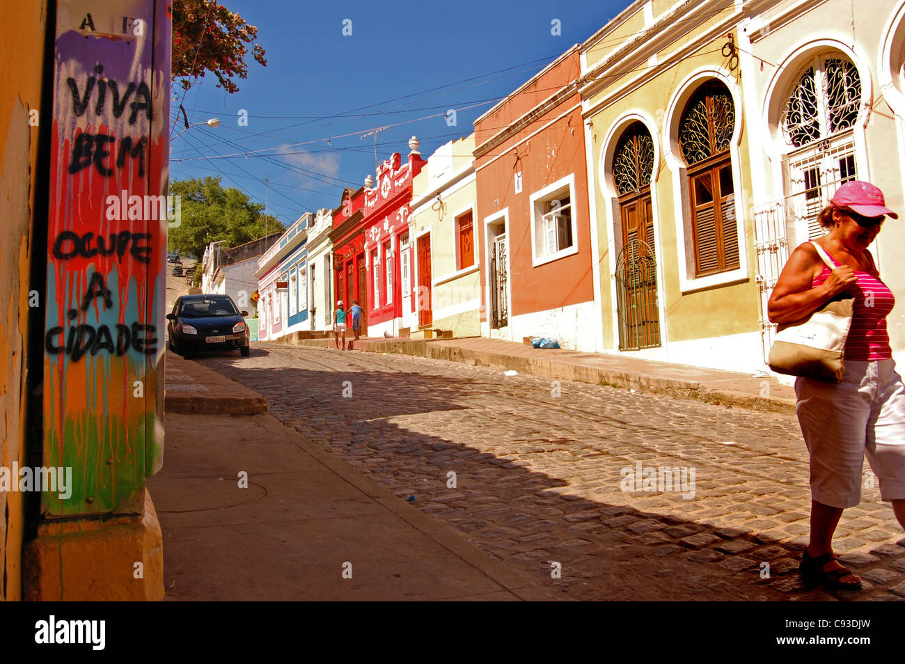 Recife pernambuco brazil colourful buildings hi-res stock photography ...