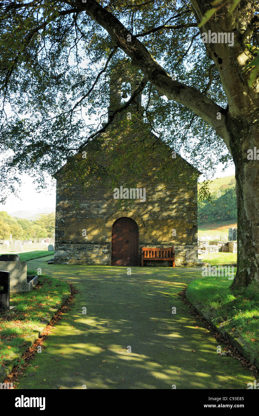 Strata Florida Parish Church of St Mary Stock Photo - Alamy