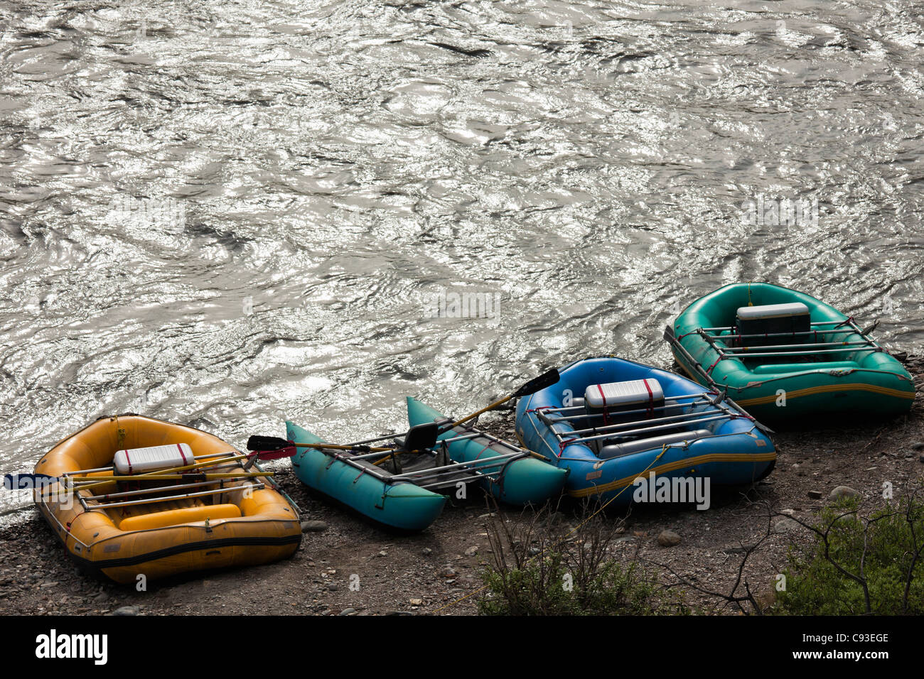 Alaska nenana river rafting hi-res stock photography and images - Alamy