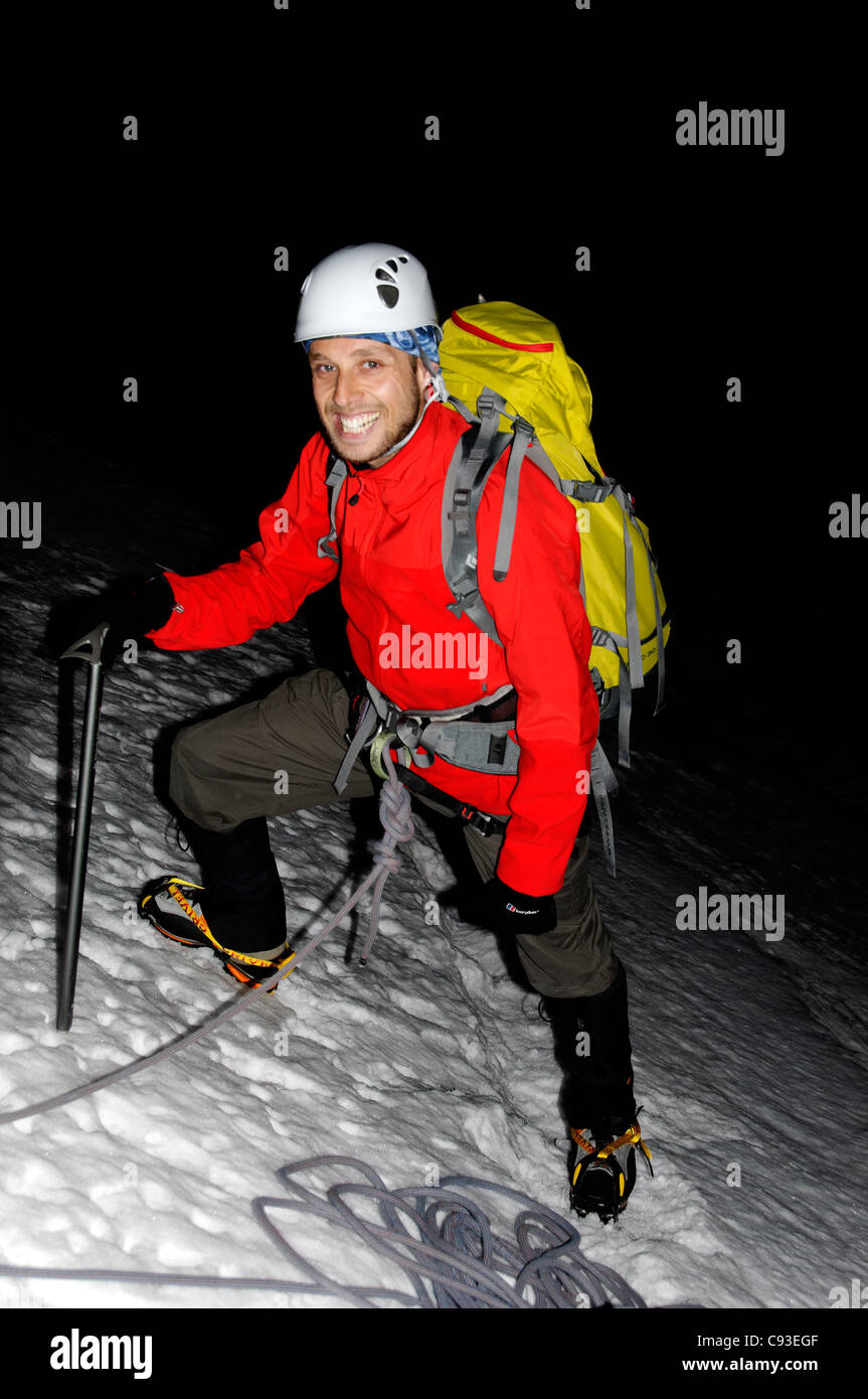 Climbing french alps hi-res stock photography and images - Alamy