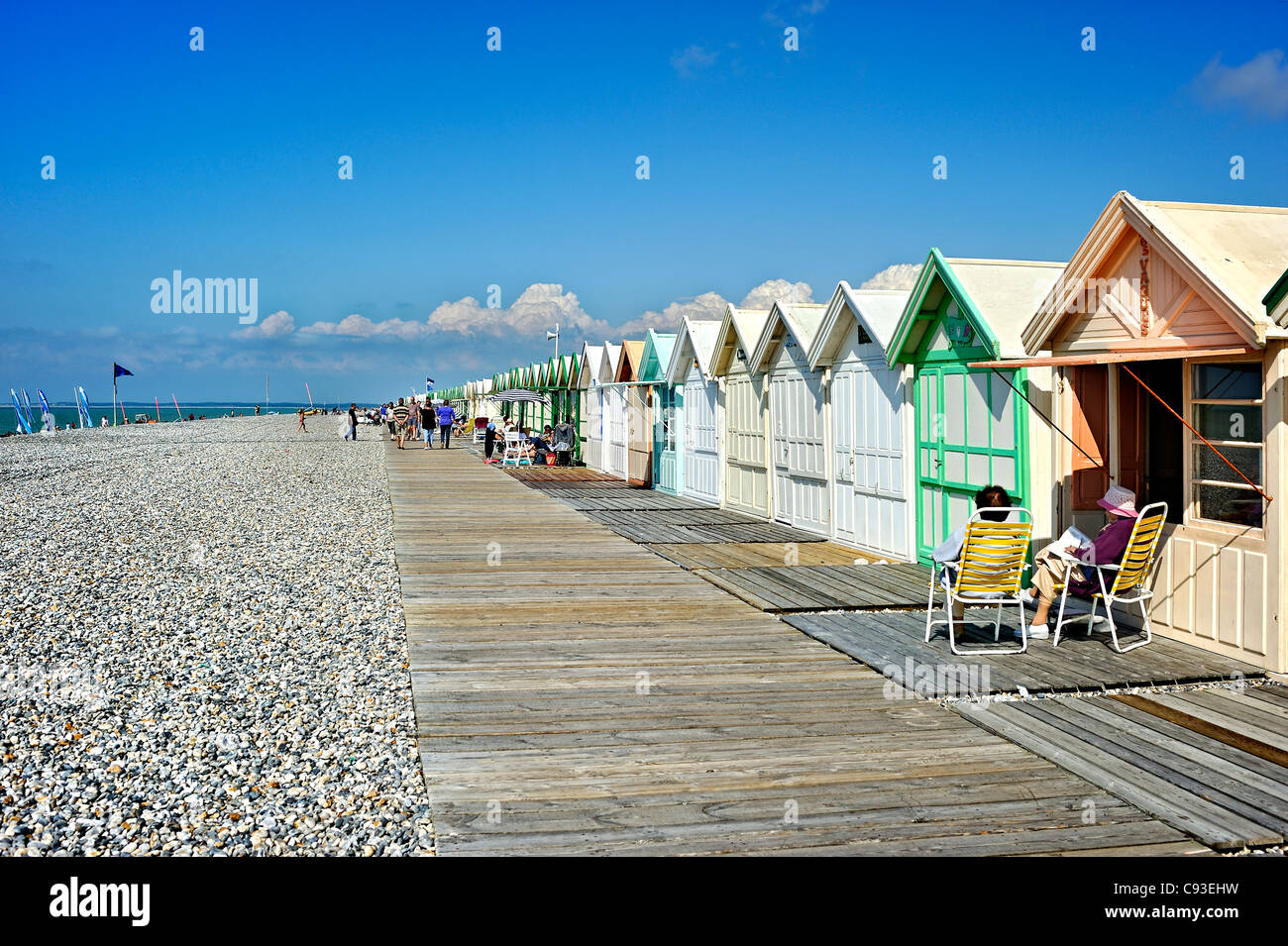 Cayeux sur Mer, picardie, France Stock Photo - Alamy