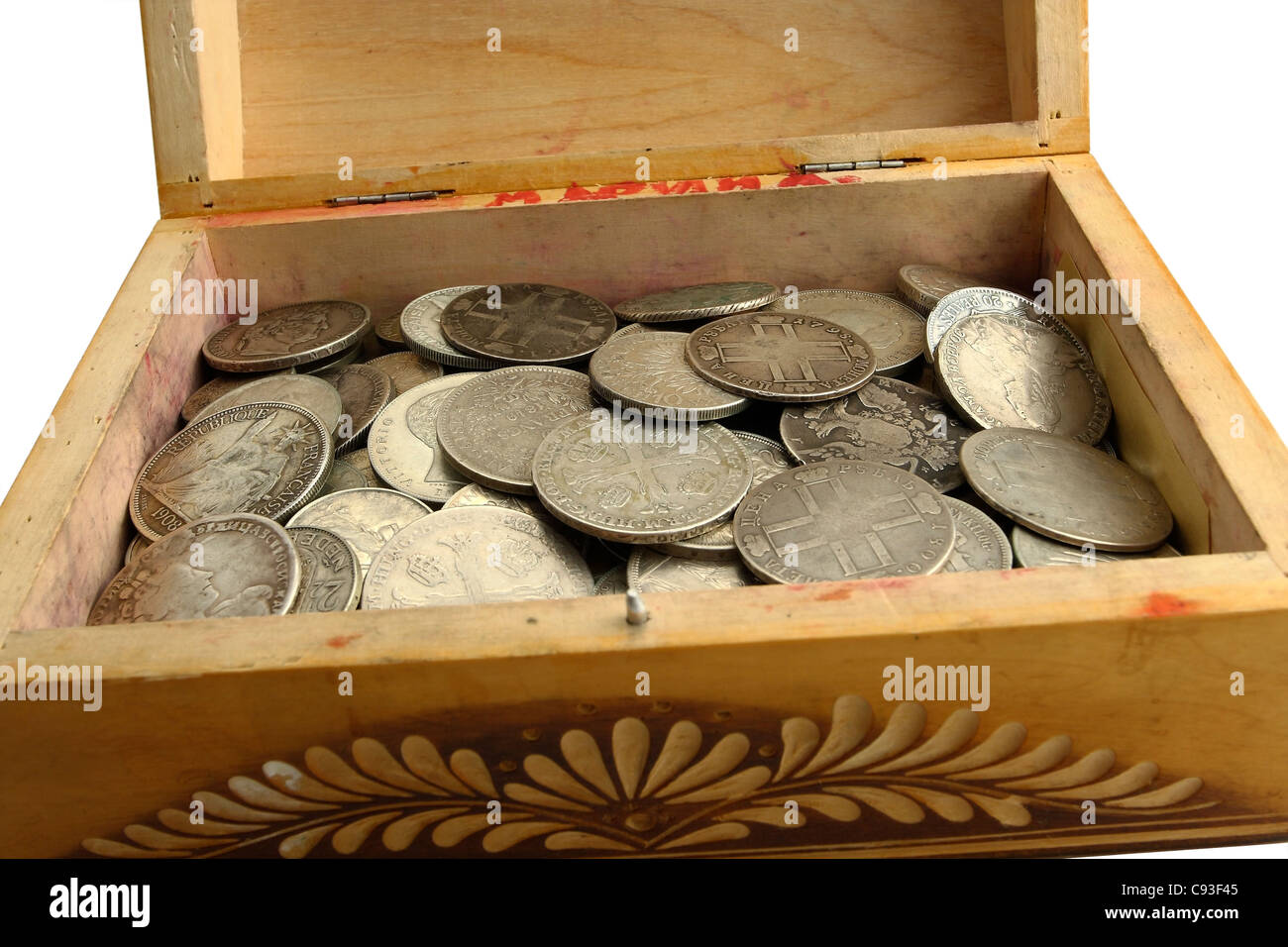 ancient silver coins Stock Photo - Alamy