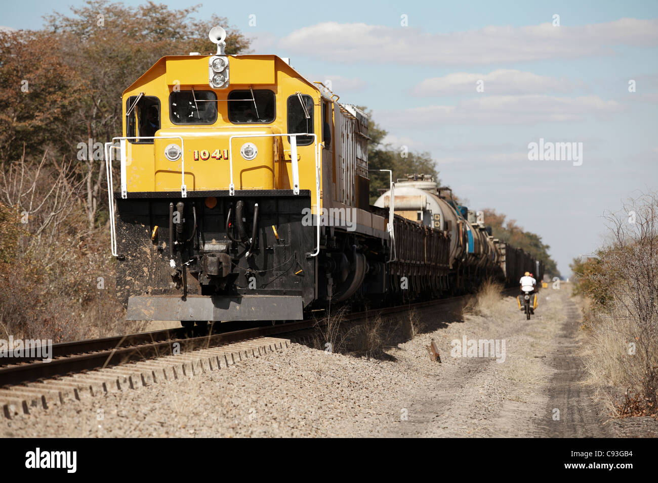 Zimbabwe victoria falls train hi-res stock photography and images - Alamy