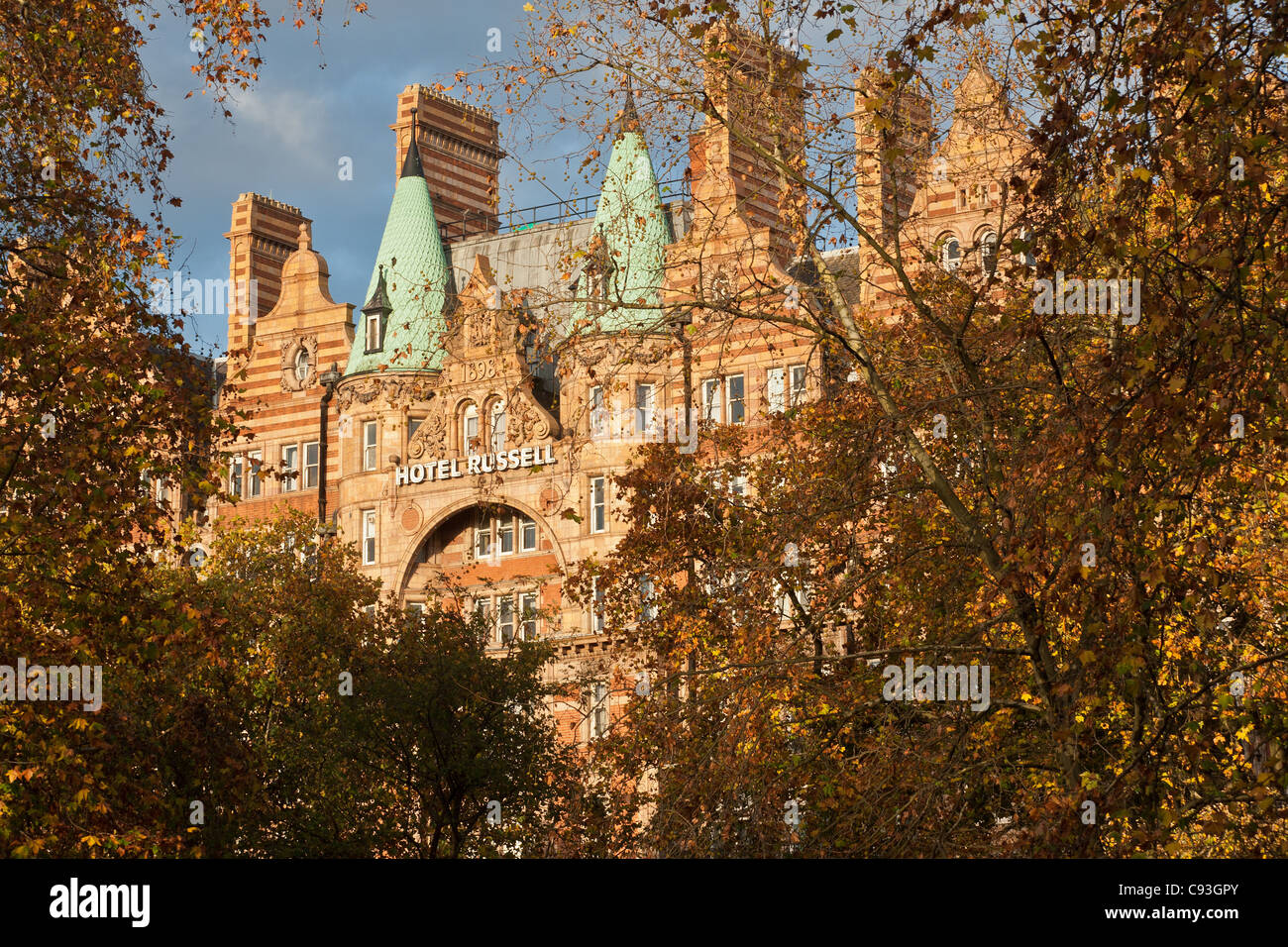 Russell Hotel Russell Square Bloomsbury Stock Photos & Russell Hotel ...