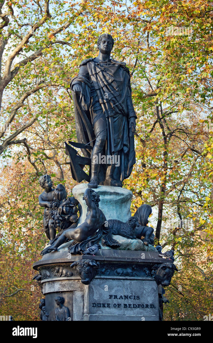 Statue of The Duke of Bedford. Russell Square, Bloomsbury, Camden ...