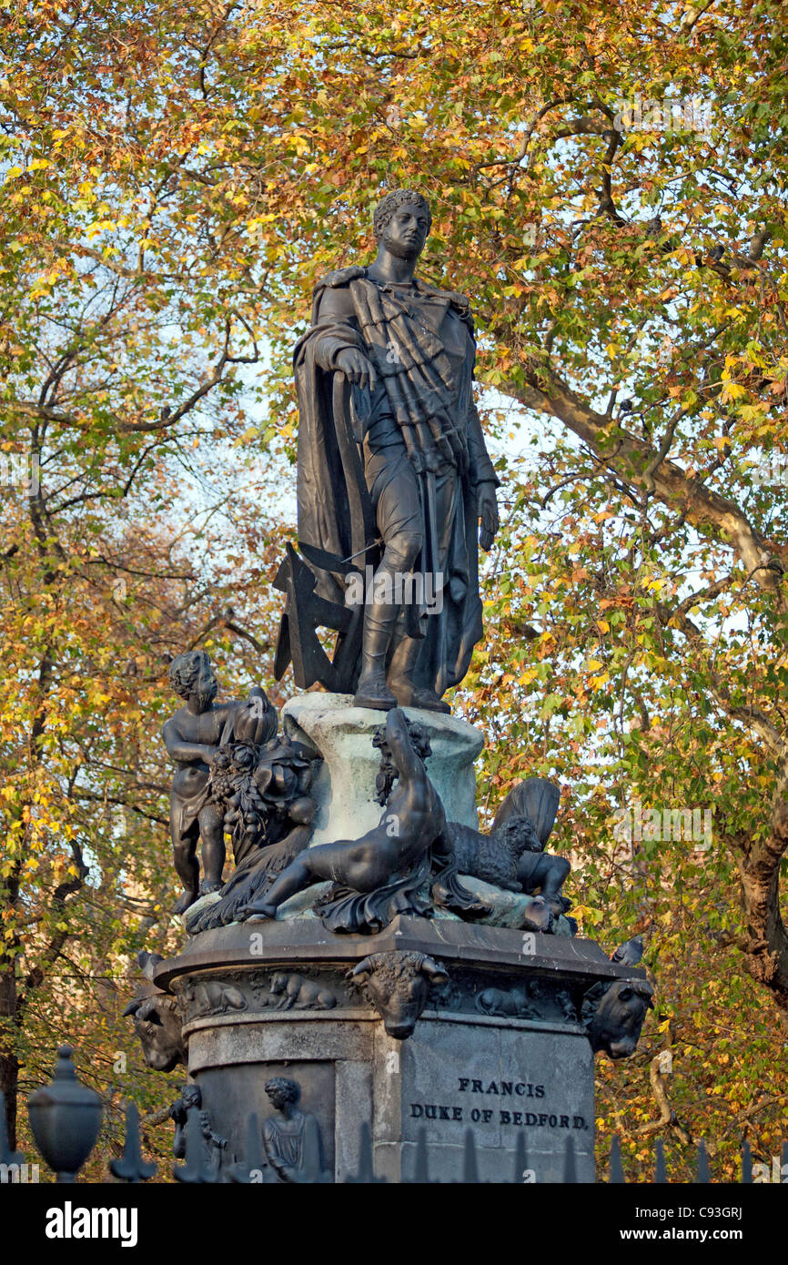 Statue of The Duke of Bedford. Russell Square, Bloomsbury, Camden ...