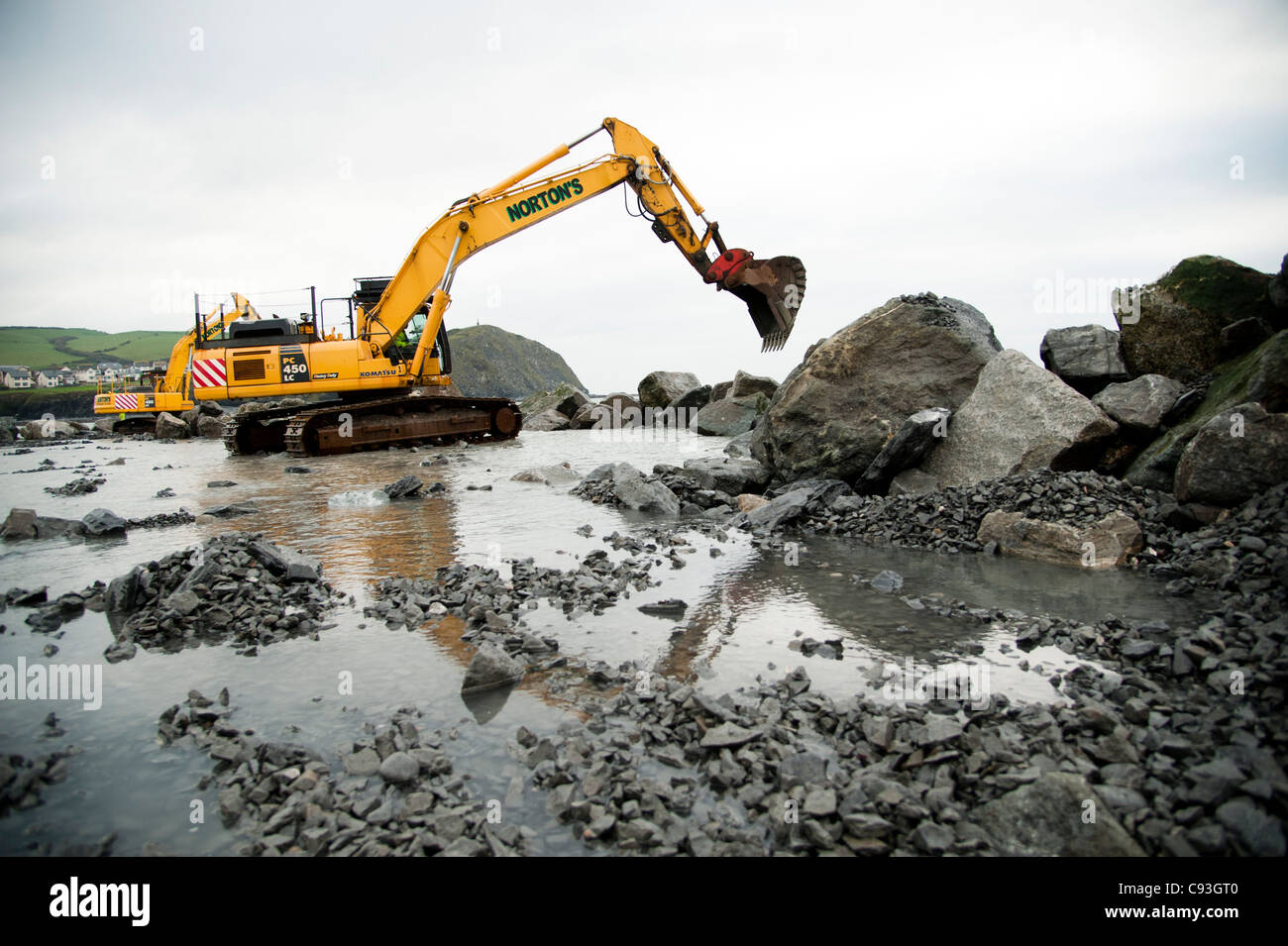 Part coastal defence work hi-res stock photography and images - Alamy