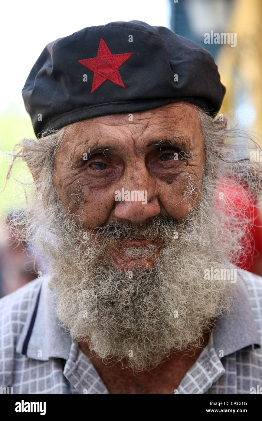 Old Cuban man in the historical centre of Havana, Cuba Stock Photo - Alamy