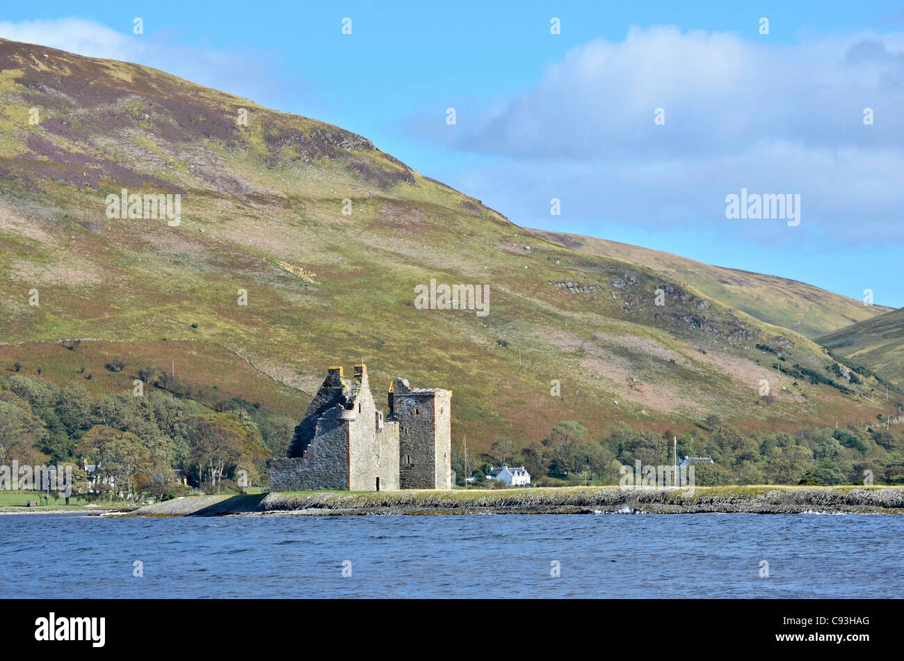 Castle on the Isle of Arran - Scottish Highlands Stock Photo - Alamy