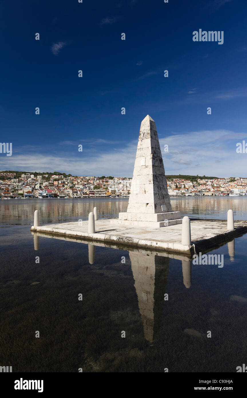 Argostoli Kefalonia the Drapanos Bridge over Koutavos lagoon built by ...