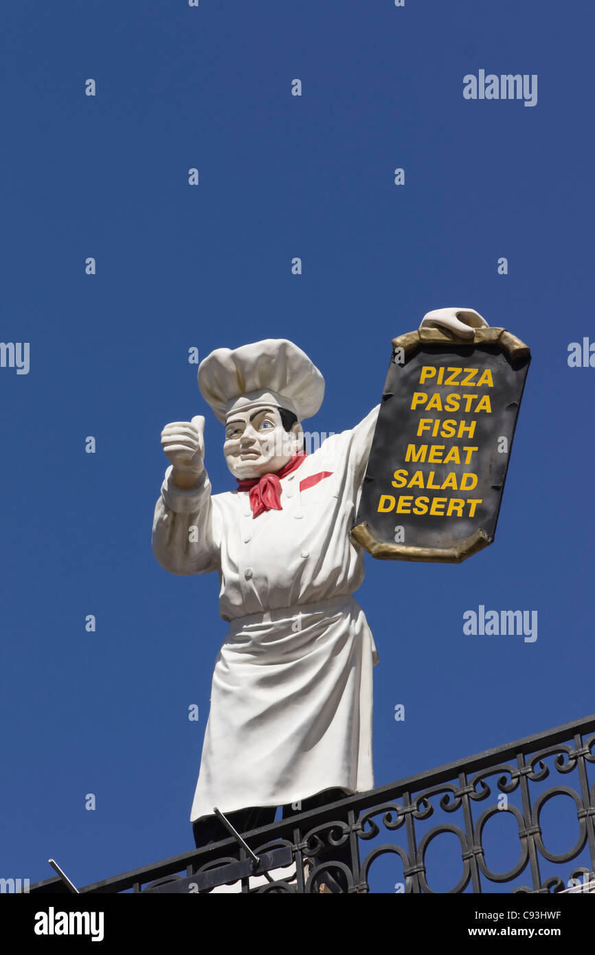 Montenegro - Kotor. Restaurant sign Stock Photo - Alamy