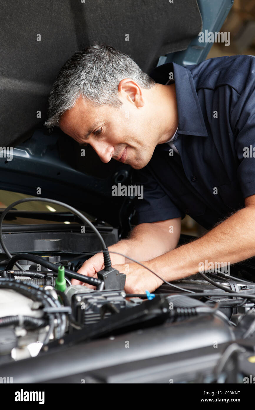 Mechanic at work Stock Photo - Alamy