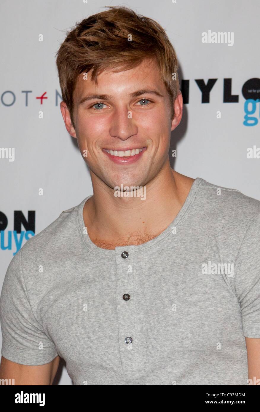 Justin Deeley at arrivals for NYLON GUYS November Issue Cover Party ...