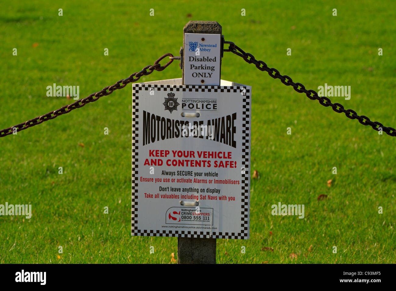 Motorists Warning Sign High Resolution Stock Photography and Images - Alamy