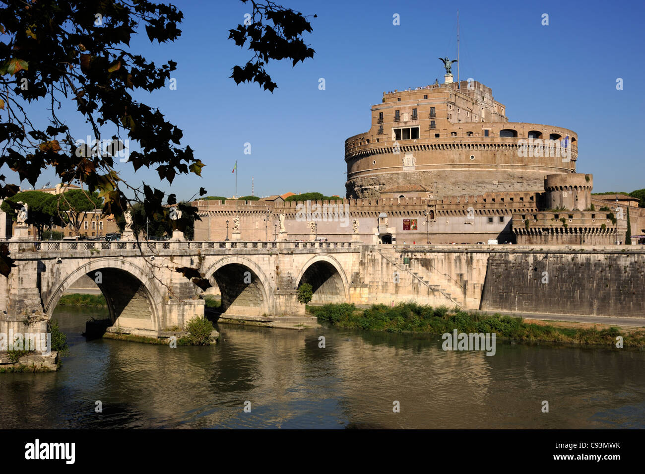 italy, rome, castel sant'angelo castle Stock Photo - Alamy