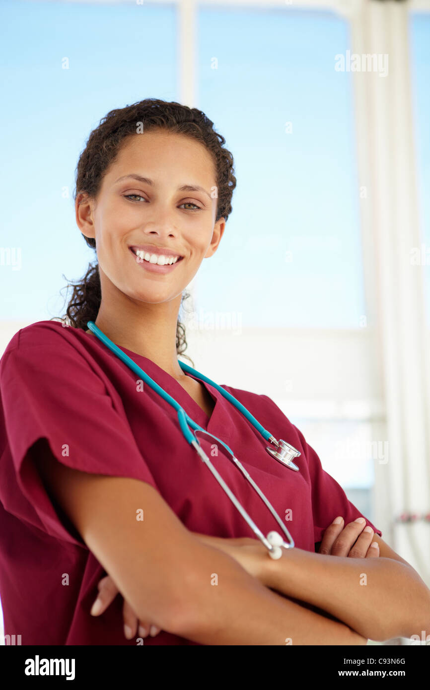 Young female doctor Stock Photo - Alamy