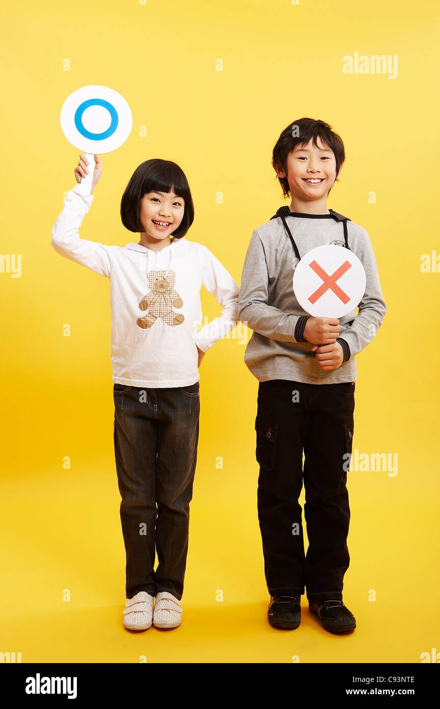 Children holding sign boards hi-res stock photography and images - Alamy