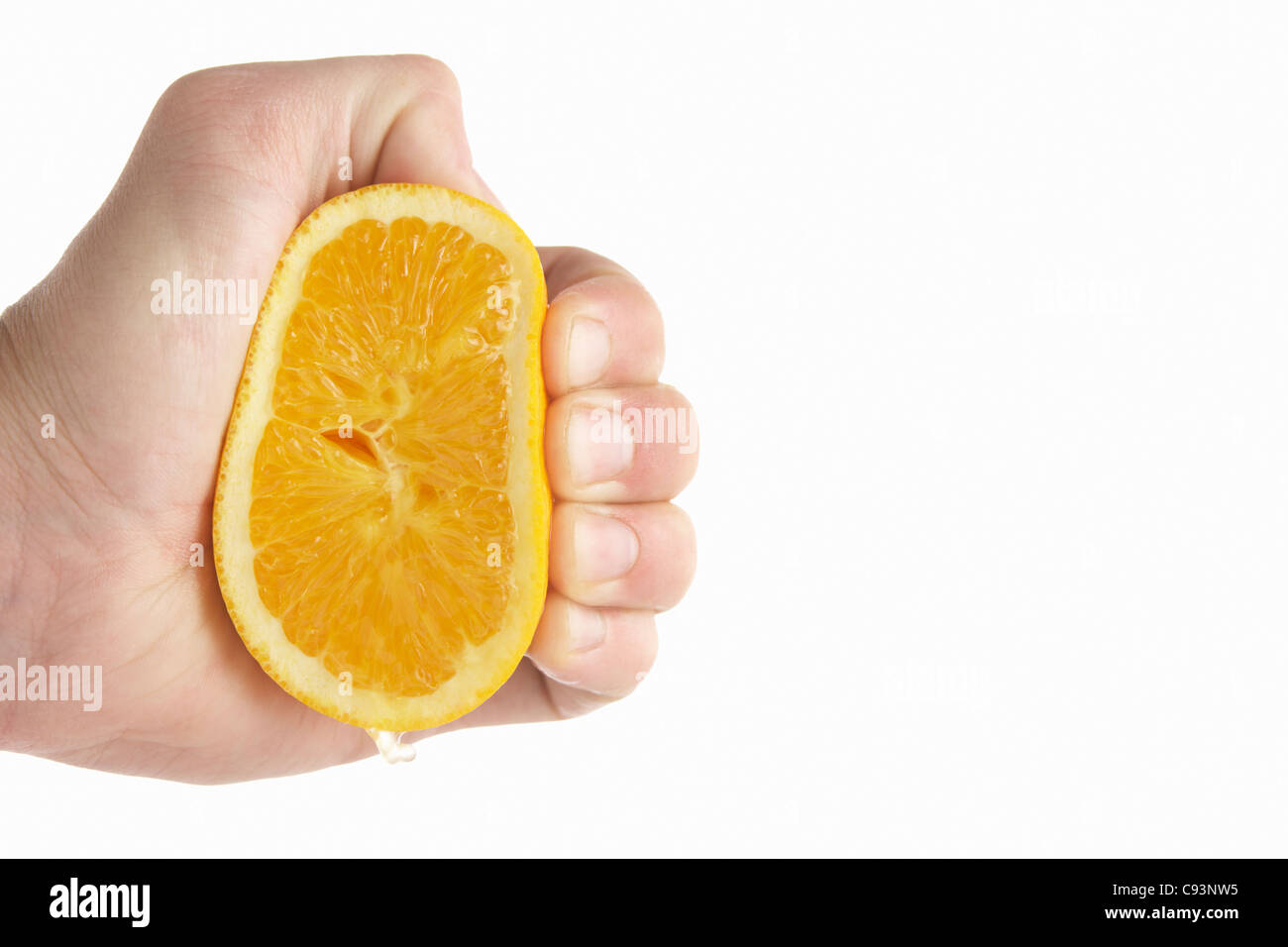 Hand with lemon hi-res stock photography and images - Alamy