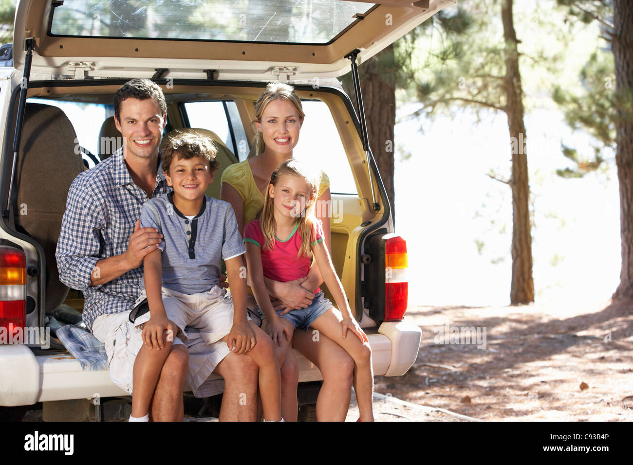 Out family hi-res stock photography and images - Alamy